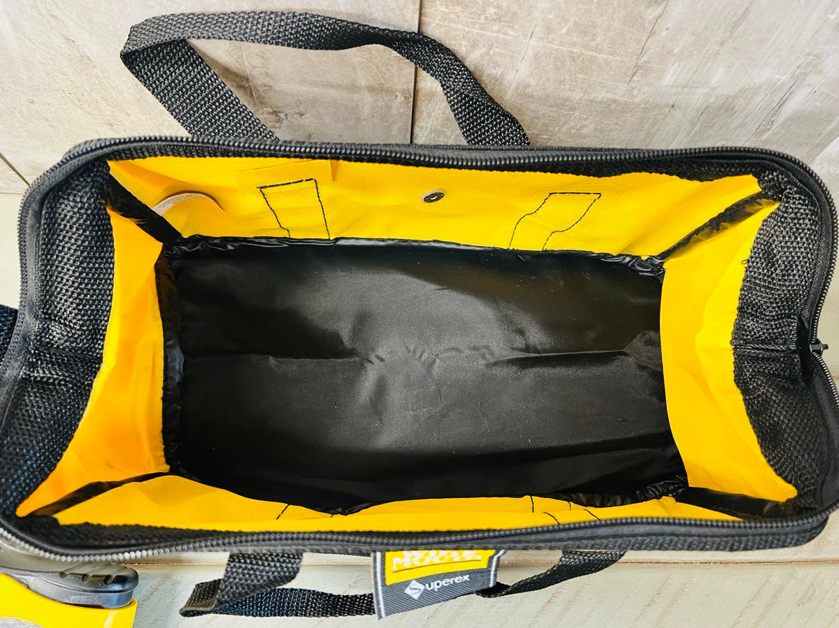 New 12-inch Tool Bag, Wide Mouth Small Tool Bag YELLOW – The Warehouse Liquidation