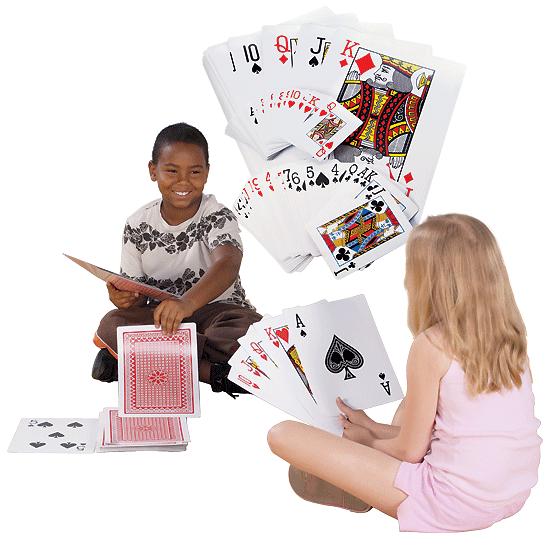 Brand new in package! Super Jumbo Playing Cards! Fun for all Ages ...