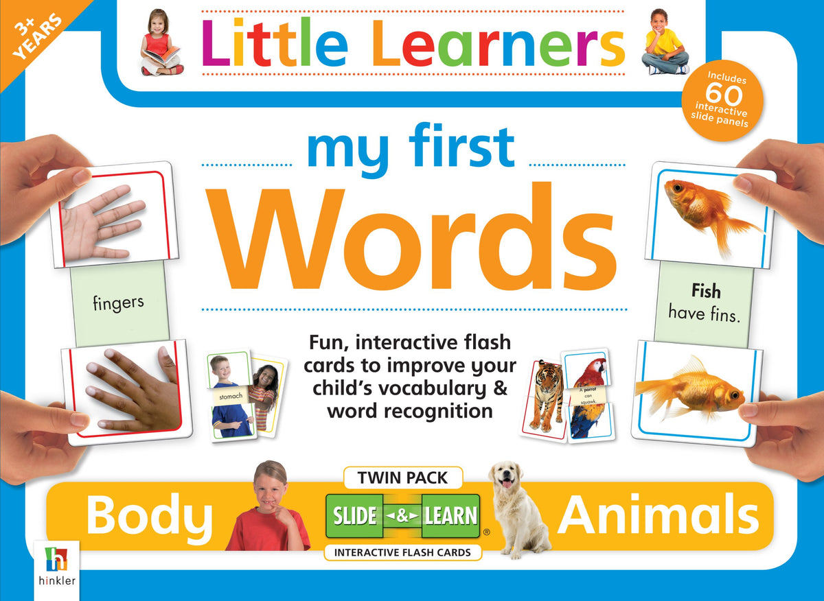 New My First Words: Body & Animal Flashcards Twin pack – The Warehouse ...