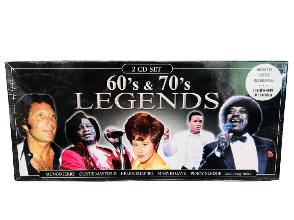 NEW 60's & 70's Legends 2 CD Set - Original Artist Recordings with Liv ...