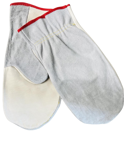 NEW Safety Work MItts with Leather Palms - One Size Fits All – The ...