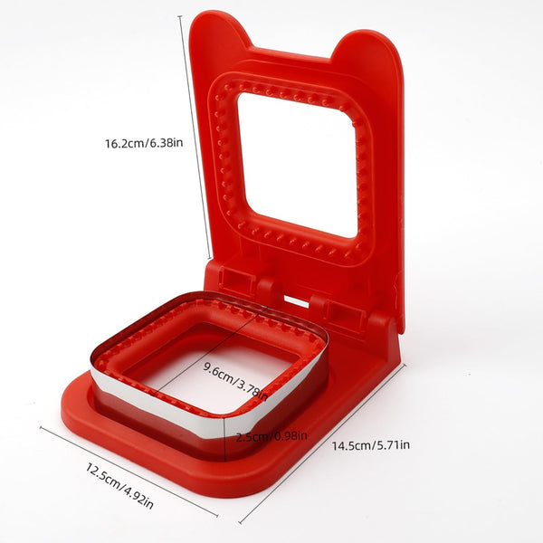 NEW Orapink Sandwich Cutter and Sealer, Square Pocket Sandwiches Cutte ...