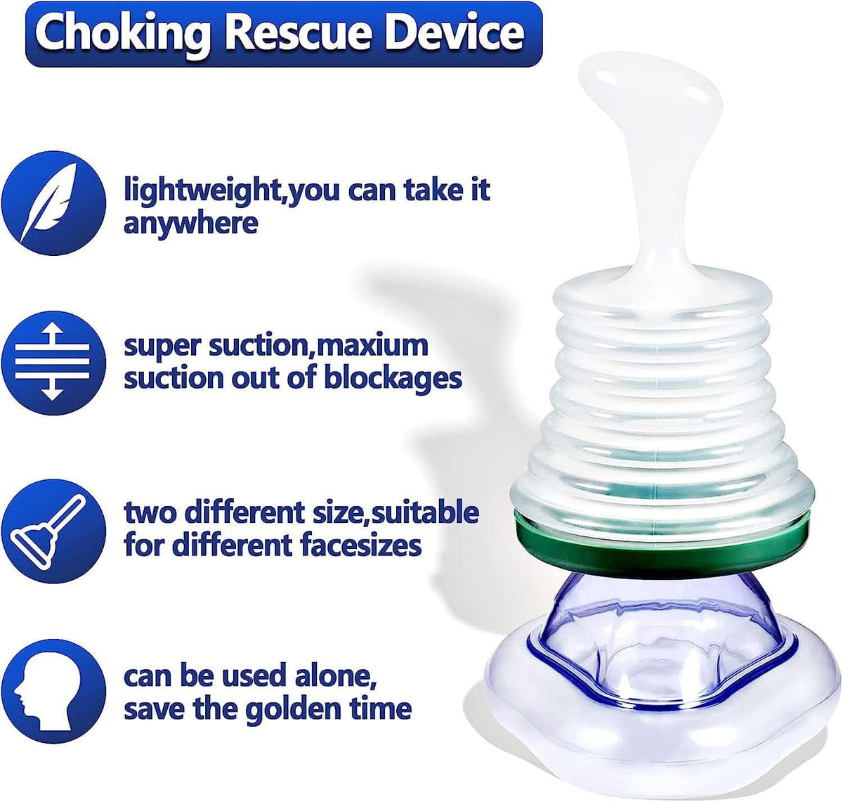NEW Choking Rescue Device for Adults and Kids, Portable First Aid Chok ...
