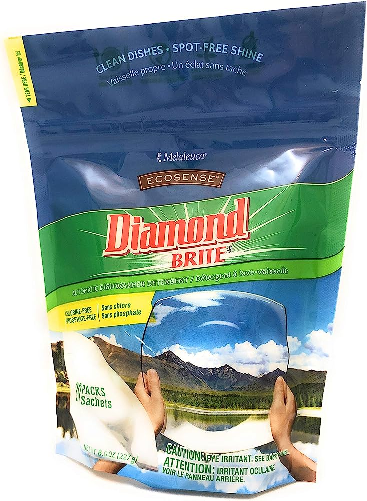 NEW Melaleuca EcoSense Diamond Brite Automatic Dish Washer Detergent P ...