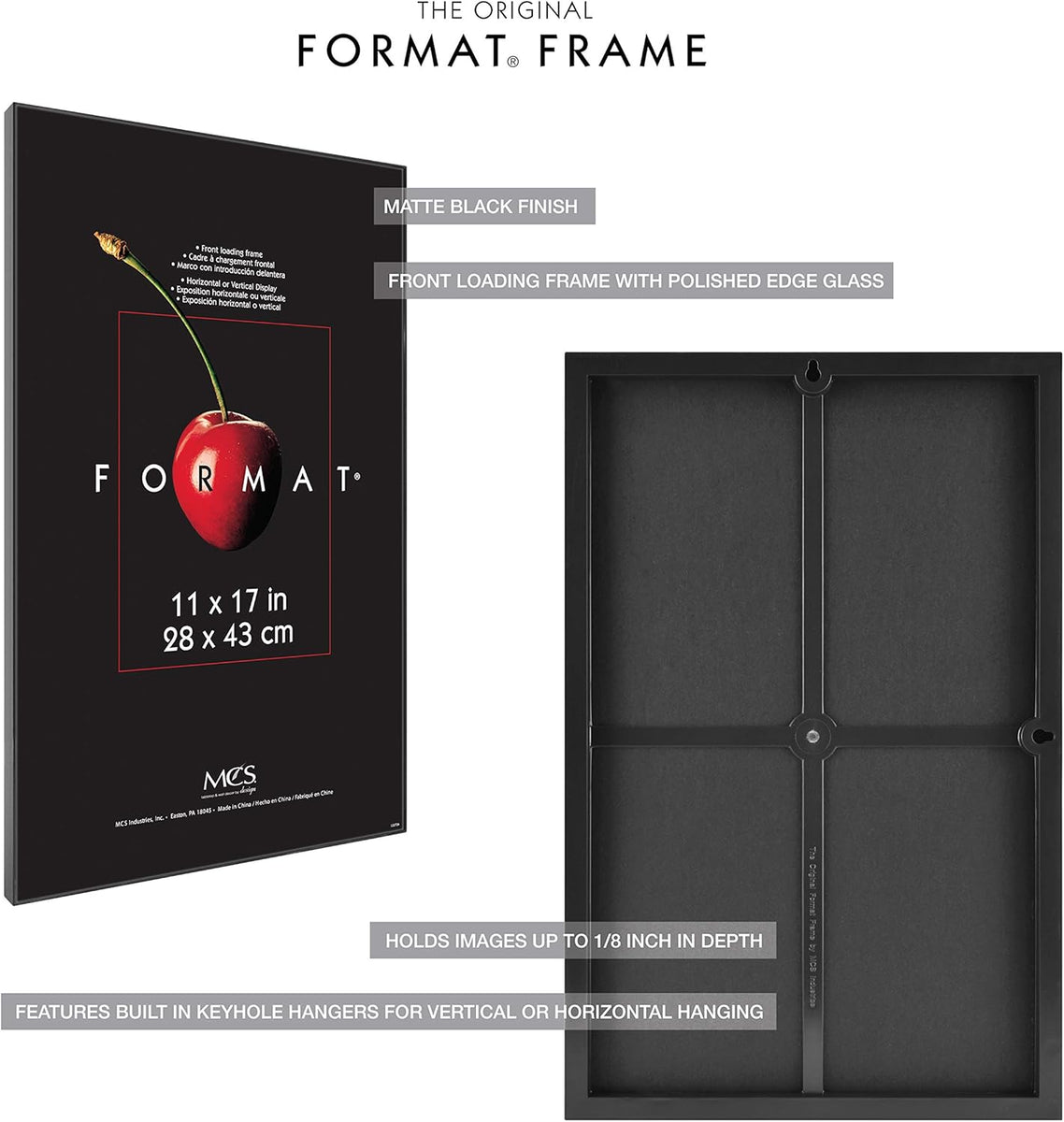 NEW MCS Format Frame, Black, 11 x 17 in, Single – The Warehouse Liquidation