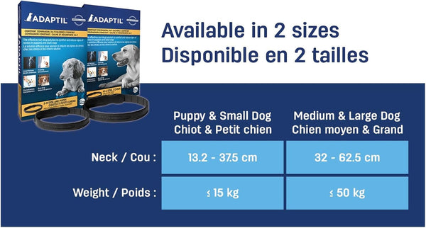 New ADAPTIL Collar for Medium/Large Dogs – Calms & Comforts Dogs - Use ...