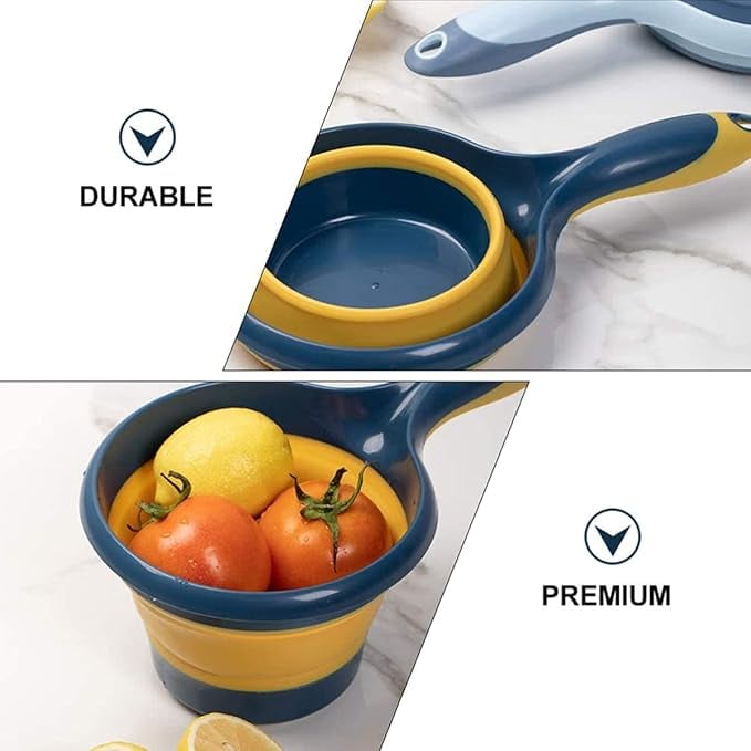 NEW Collapsible Scoop Folding Water Ladle Garden Bathroom Spoon Kitche ...