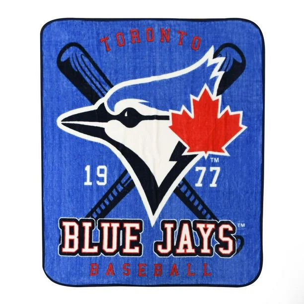 New MLB Toronto Blue Jays Plush Blanket (50"x60") by Nemcor! Soft & Co ...