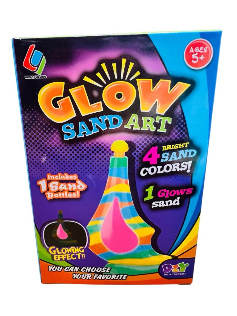 New in package! Bottle Glow Sand Art, DIY! Allows you to create your o ...