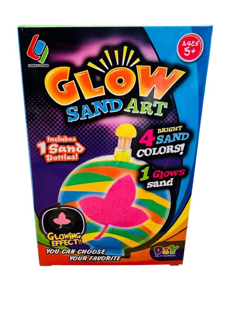 New in package! Round Bottle Glow Sand Art, DIY! Allows you to create ...