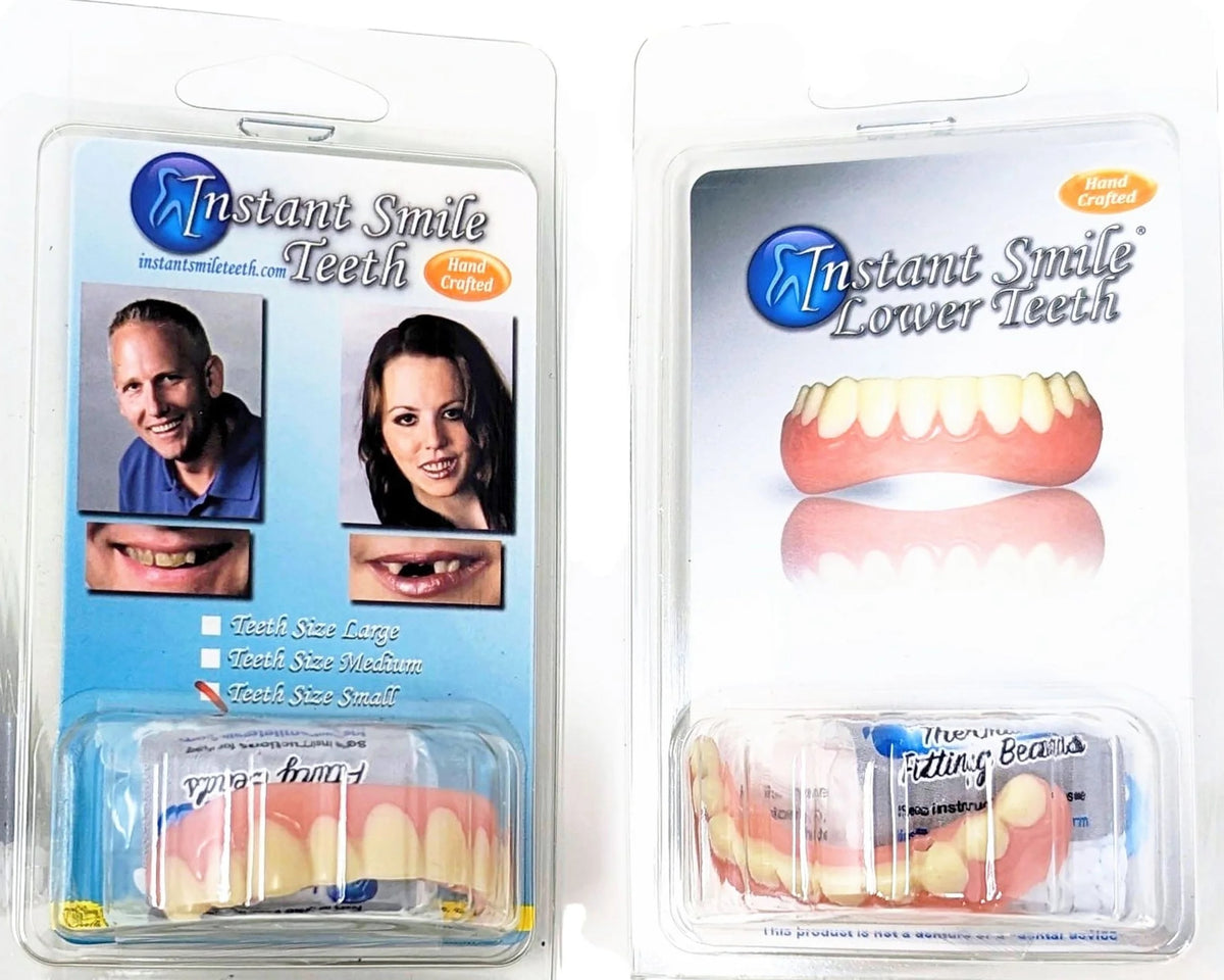New in package! Instant Smile Set includes upper & lower – The ...