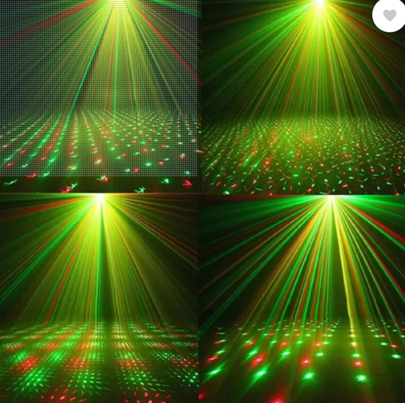 New NO REMOTE! WunderVoX MINI RGB LASER REMOTE CONTROL LED STAGE LIGHT ...