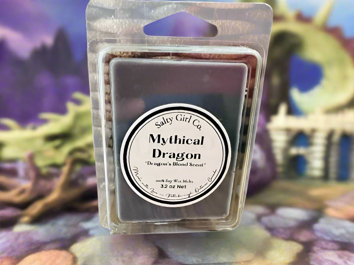 New Salty Girl Co. Mythical Dragon "Dragons Blood Scent" 100% Soy Wax ...