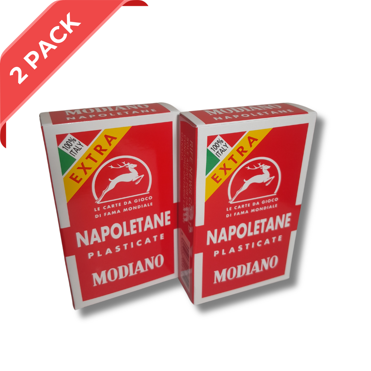 New Napoletane 97/25 Modiano Regional Italian Playing Cards - 2 Pack ...