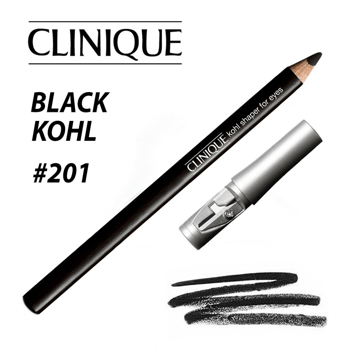 NEW Clinique Kohl Shaper For Eyes BLACK #201 - FULL SIZE – The ...