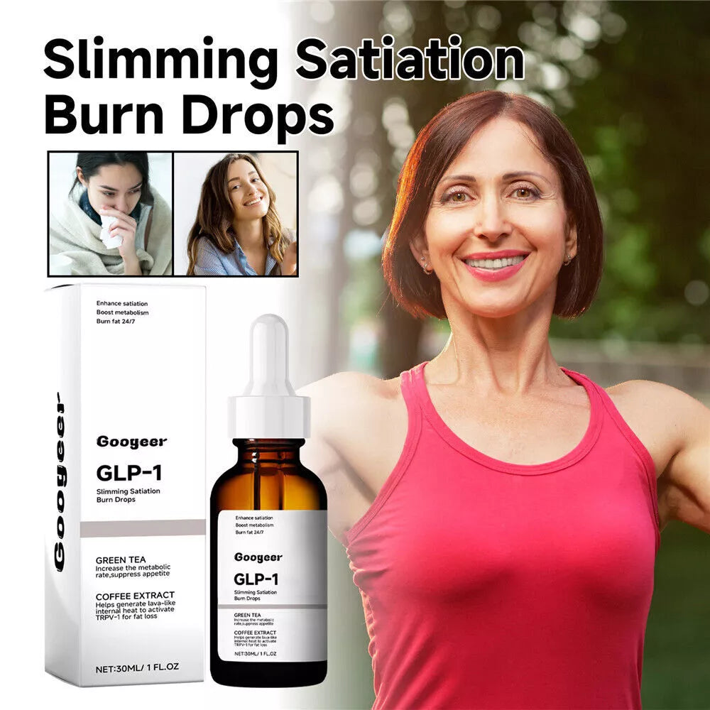 NEW Retails $50, GLP-1 Weight Loss Fat Burner Drops Diet Supplement Sl ...