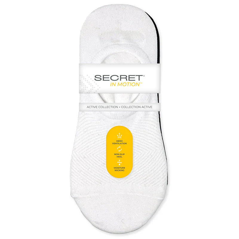 New Secret® Women's Ultra Low 3 Pair socks, so comfortable you don't e ...