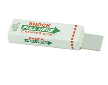 NEW 1PC Simplefirst Shocking Gum, Funny Shock Gag Electric Shocking Pu ...