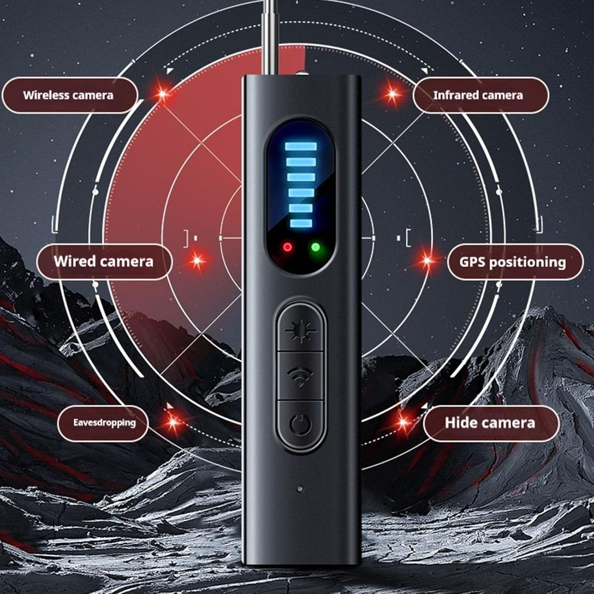 New T15 Camera Detector, Wireless Signal Infrared Scanner Guard Agains ...