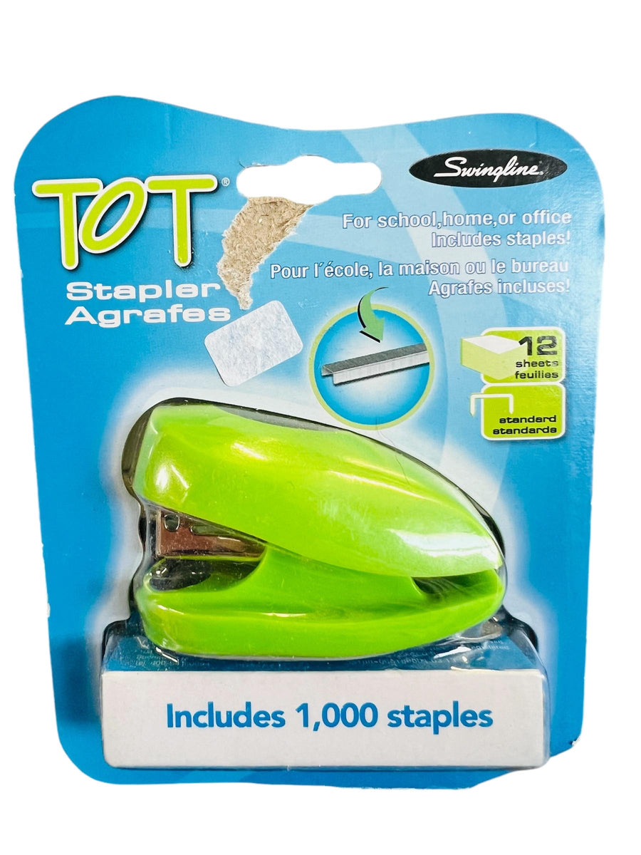 New Swingline TOT Mini Stapler, 12-Sheet Capacity, includes 1000 stapl ...