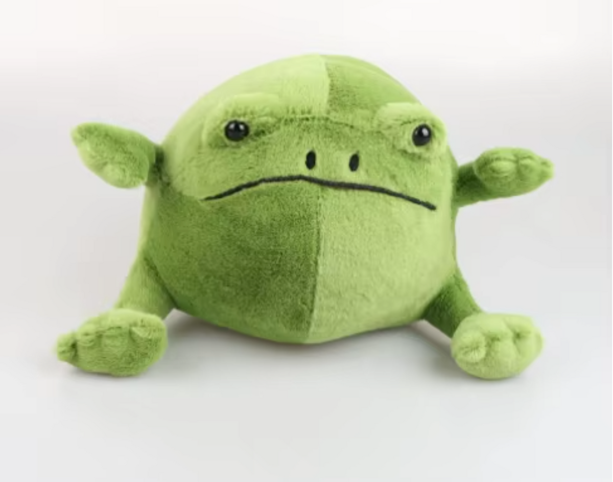 New Soft Ugly Frog Plush Toy Stuffed Animals Hug Pillow Sitting Frog D ...