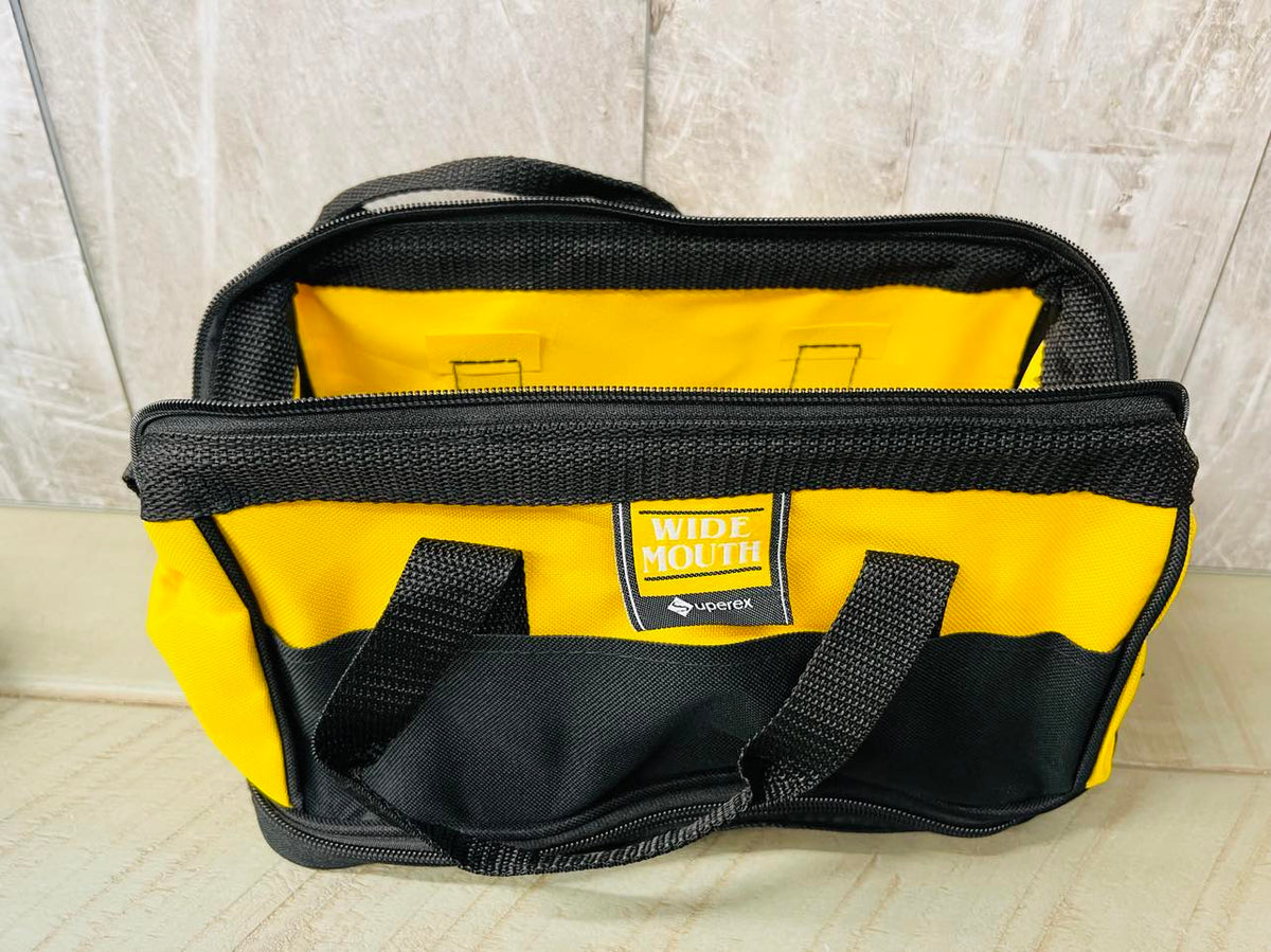 New 12-inch Tool Bag, Wide Mouth Small Tool Bag YELLOW – The Warehouse Liquidation