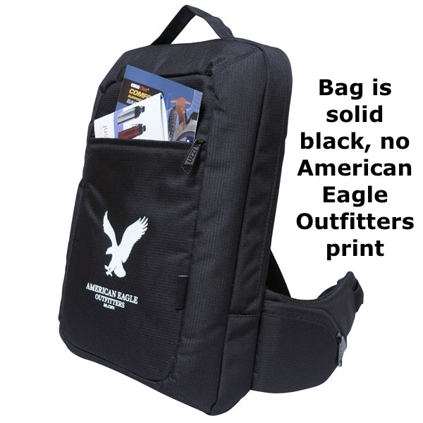 New Great Quality Uzzi Black Polyester Sling Backpack - Laptop Bag ...