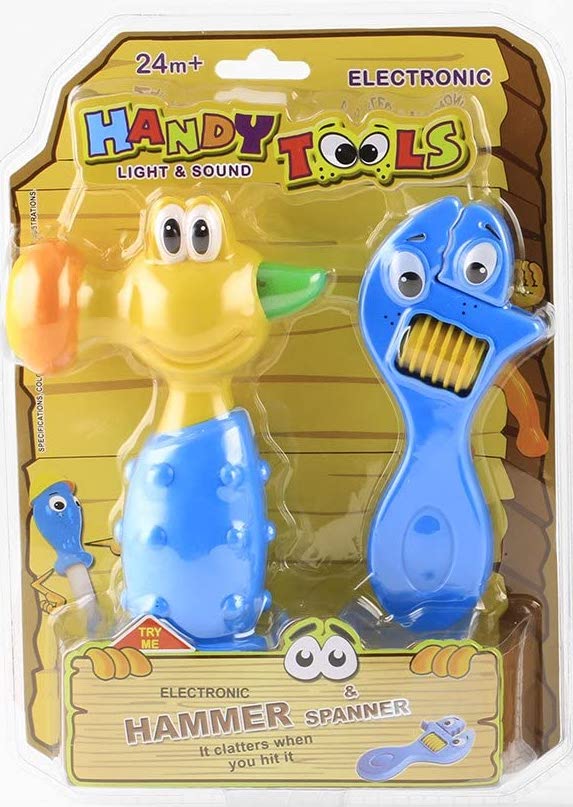 New Handy Tools Electronic Lights & Sounds "Hammer & Spanner" Batterie ...