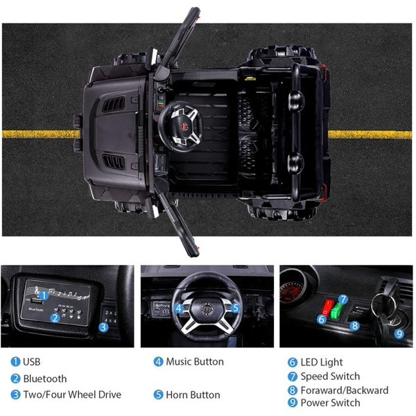 New Fully Assembled METAKOO 12V 10Ah Ride On Kids Electric Truck with ...