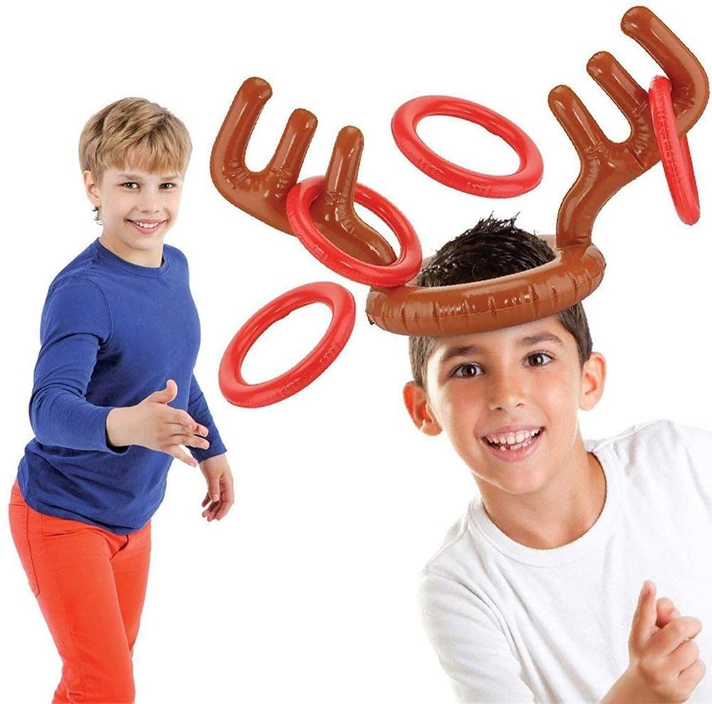 INFLATABLE ANTLER RING TOSS GAME! GREAT FOR ADULTS & KIDS! NO BOX! AGE ...
