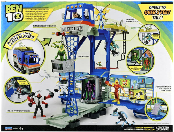 New in box! Ben 10 Rustbucket Deluxe Vehicle Transforming Playset! 2-i ...