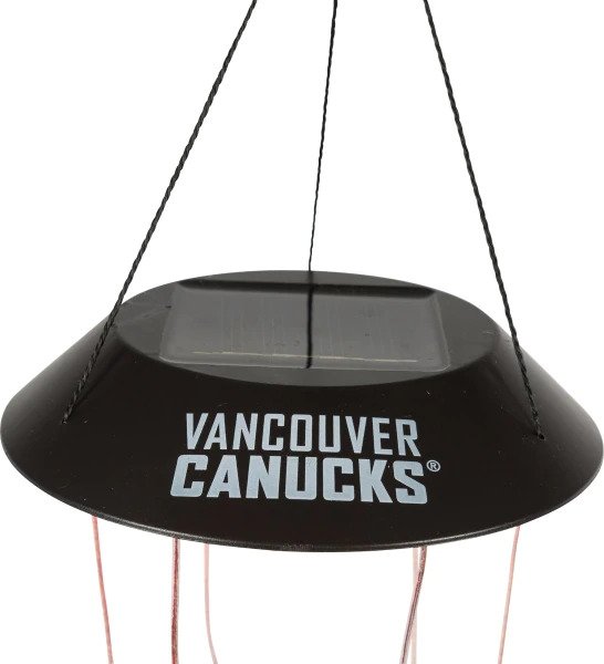 New in box! Vancouver Canucks LED Solar Light Up Wind Chime – The ...