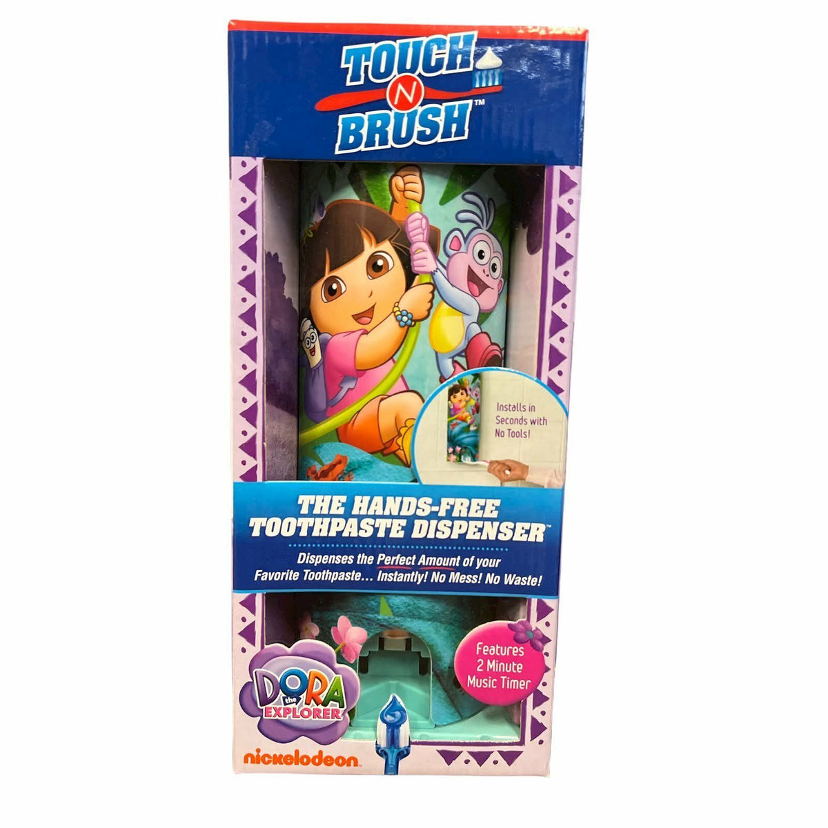 New Nickelodeon Dora The Explorer Touch n Brush Hands Free Toothpaste ...
