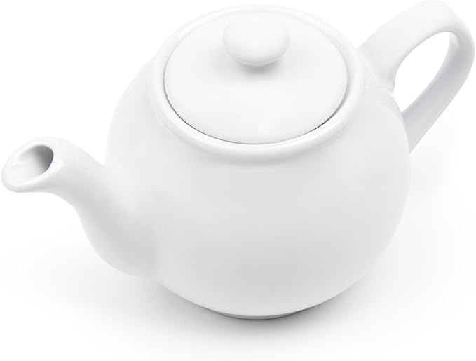 New Fox Run Earthenware Teapot, 55-Ounce, White – The Warehouse Liquidation