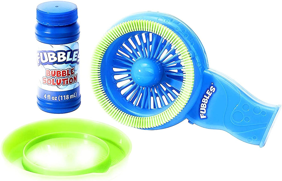 New Little Kids Fubbles Big Bubble Fan! Blows BIG Bubbles and Streams ...