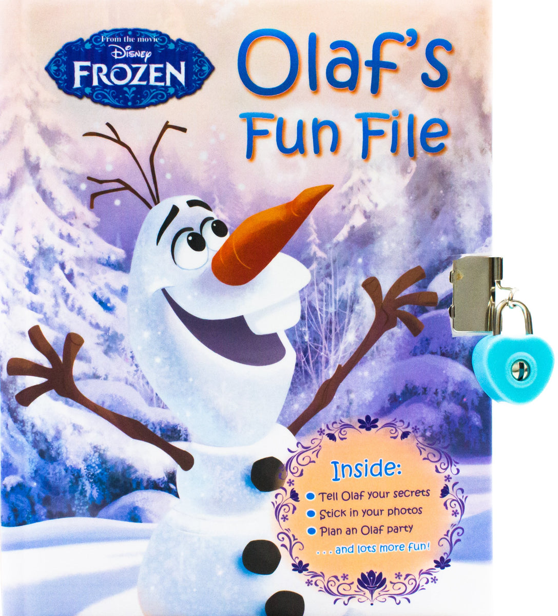 Disney Frozen Olaf's Fun File with Lock & Key Book of Secrets – The ...