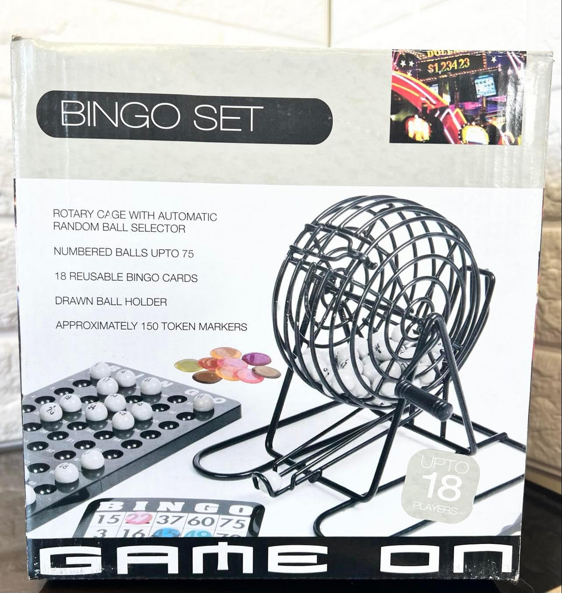 Game On Bingo Set! Up to 18 players! Everything you need to play ...