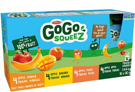 Brand new Squeeze, Fruit Mix Variety GoGo Squeez 16x90g – The Warehouse ...