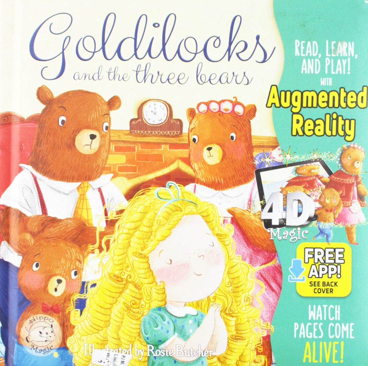 Goldilocks and the Three Bears: Free Hippo Magic App Included Board bo ...