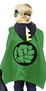 New Kids Dress Up Superhero Cape & Mask set Hulk, Ages 3+ – The ...