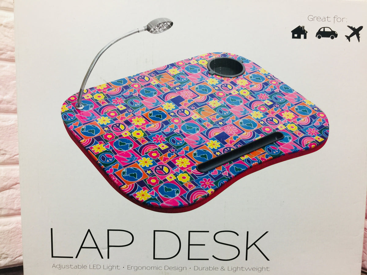 New Lap Desk with LED Light! Light runs on 3 AA Batteries, NOT include ...
