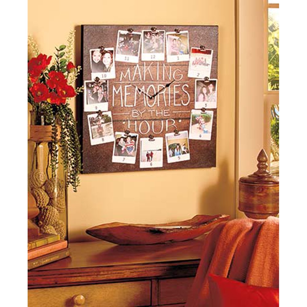 Making Memories by the Hour 20 Inch Clock! Clip your photos to the clo ...