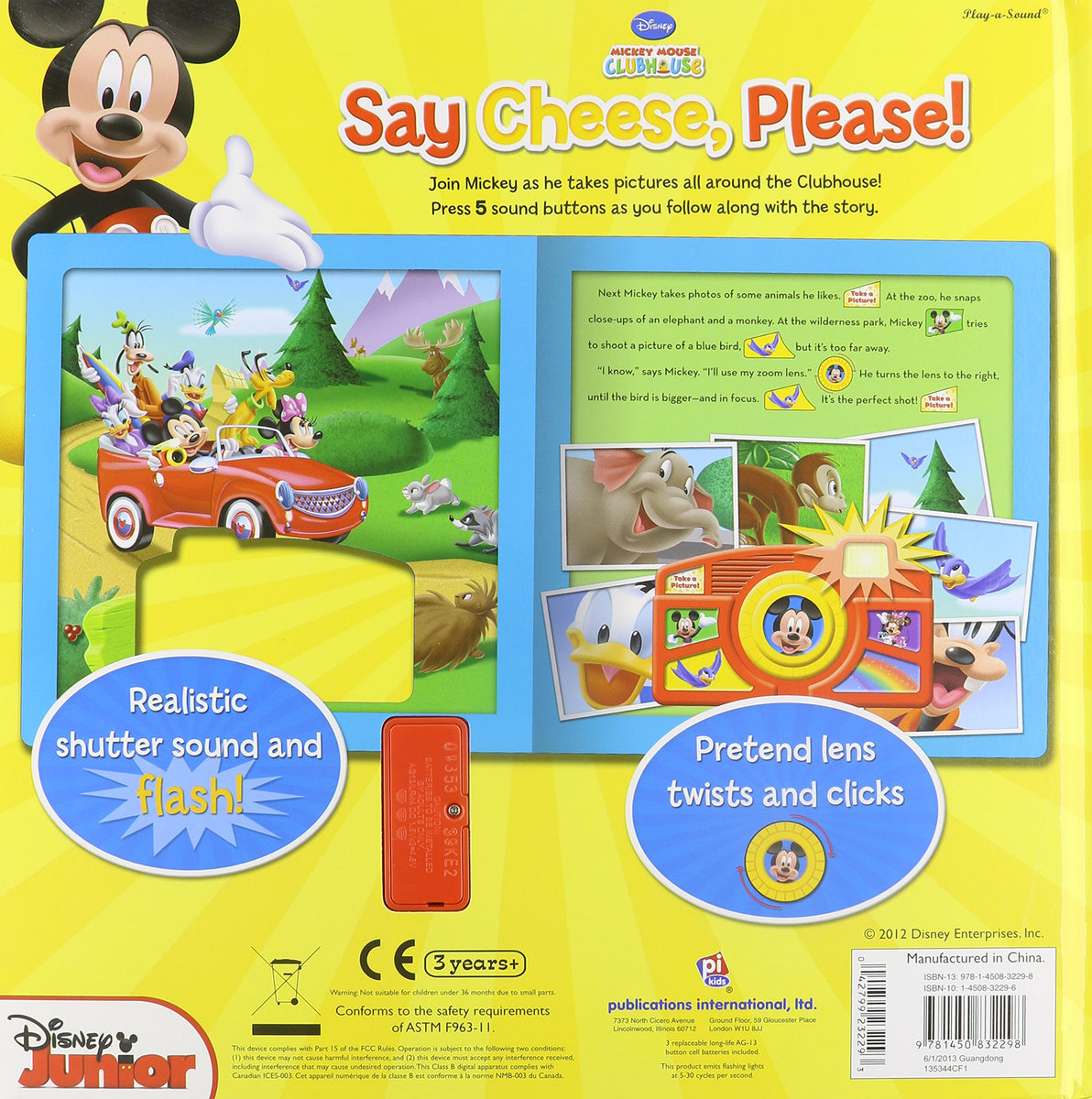 Mickey Mouse Clubhouse: Say Cheese, Please!: Play-a-Sound Hardcover ...
