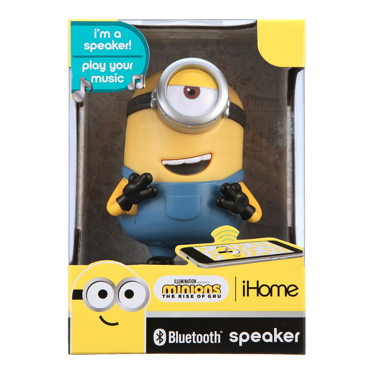 New KIDdesigns Bluetooth Wireless Speaker Universal Minions The Rise o ...