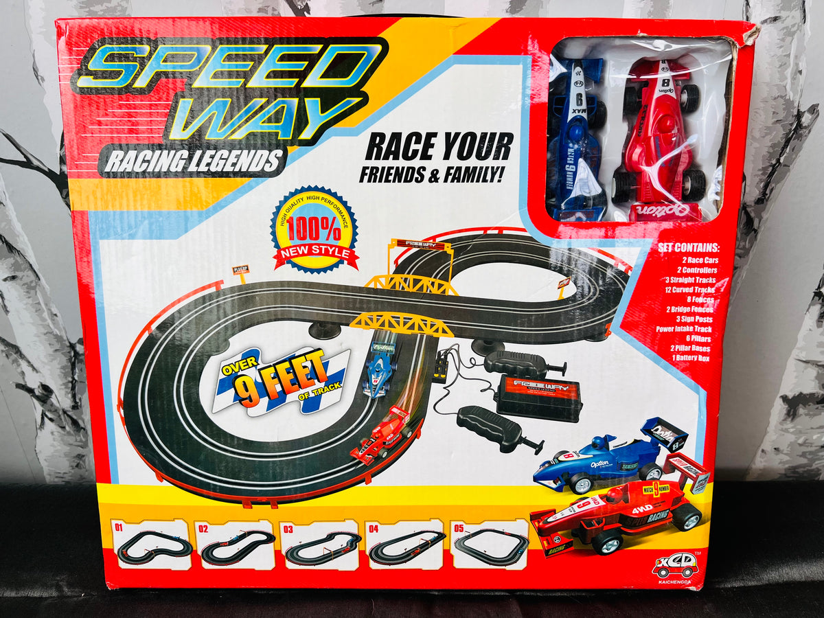 New Speedway Racing Legends Race Track Set! Over 9 Feet of Track! – The ...