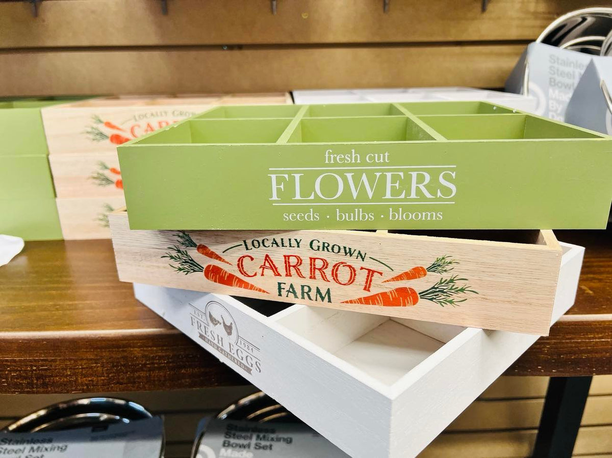 New Set of 3 Target Wood Tray Boxes! Great for Decor, Seeds & More ...