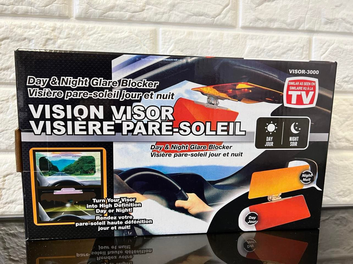Day & Night Glare Blocker! Vision Visor - Turn your visor into high de ...